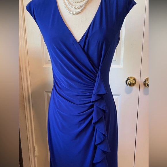 Evan Picone | Dresses | Evan Picone Dress Cocktail Dress Royal Blue ...